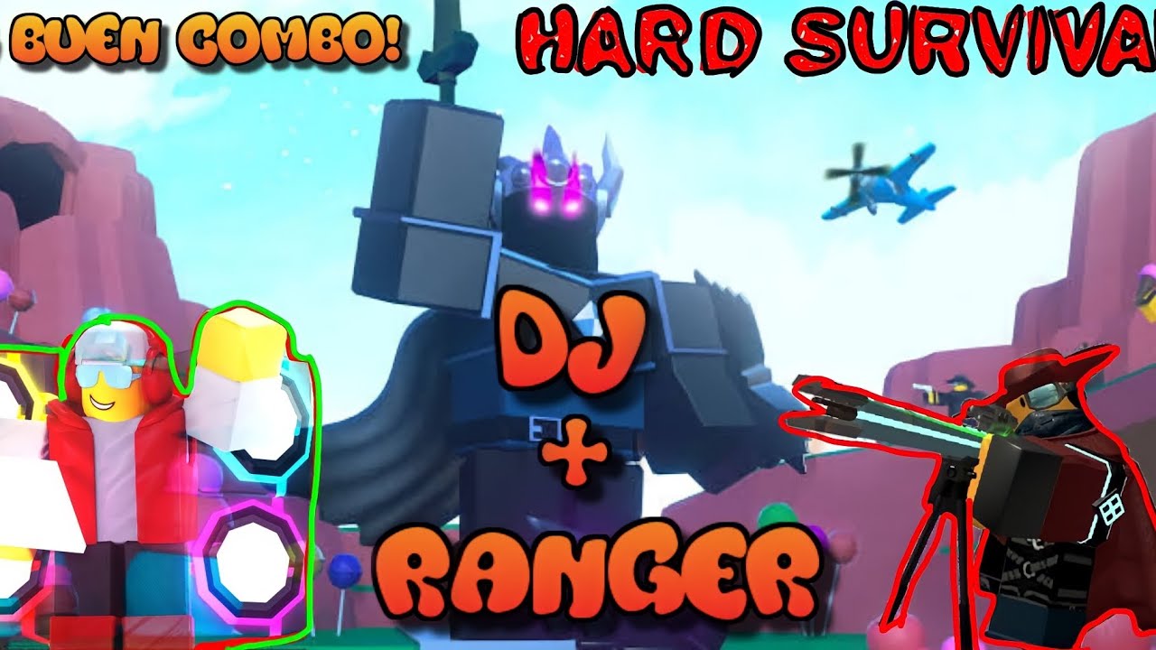 TOWER DEFENSE RANGERS Y DJ AL MÁXIMO ROBLOX - YouTube
