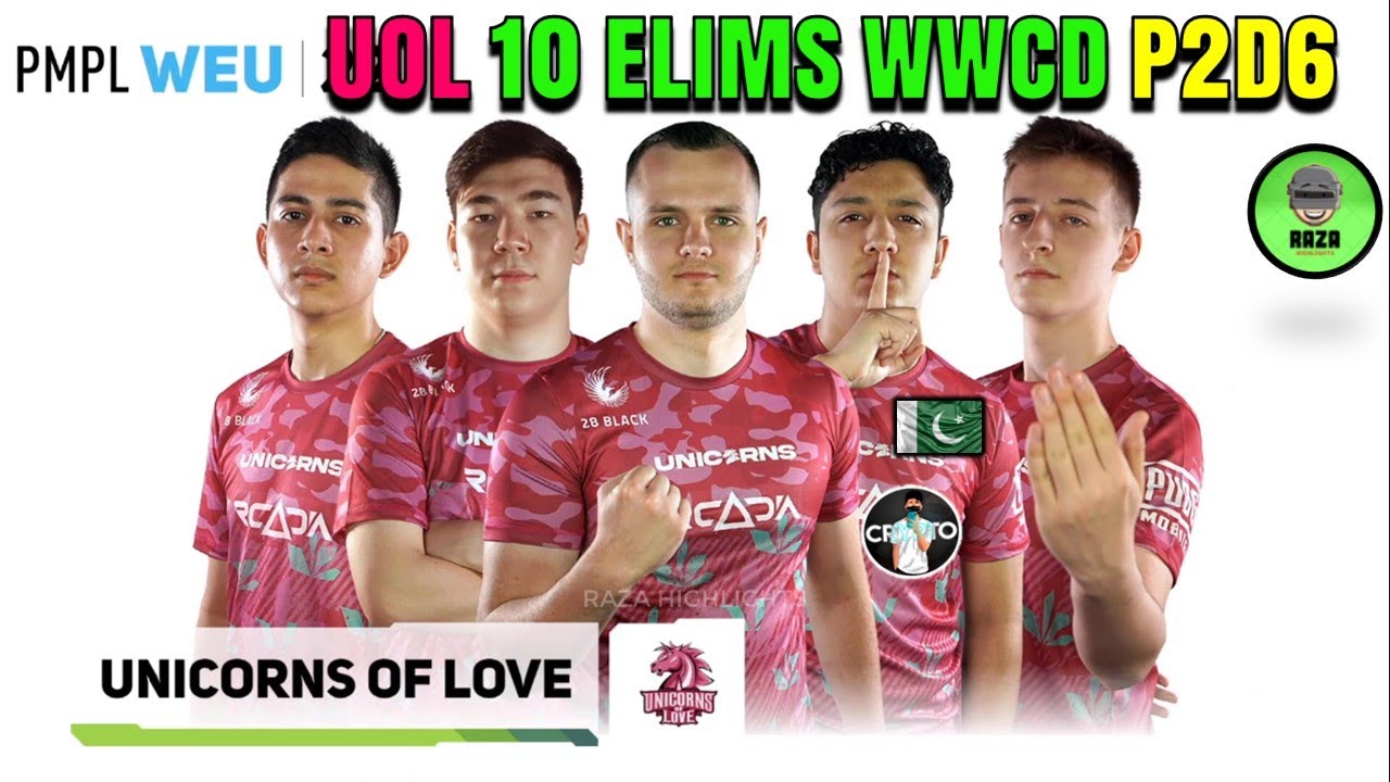 UOL 10 ELIMS CHICKEN DINNER P2 D6 🤩 PMPL WEU - YouTube