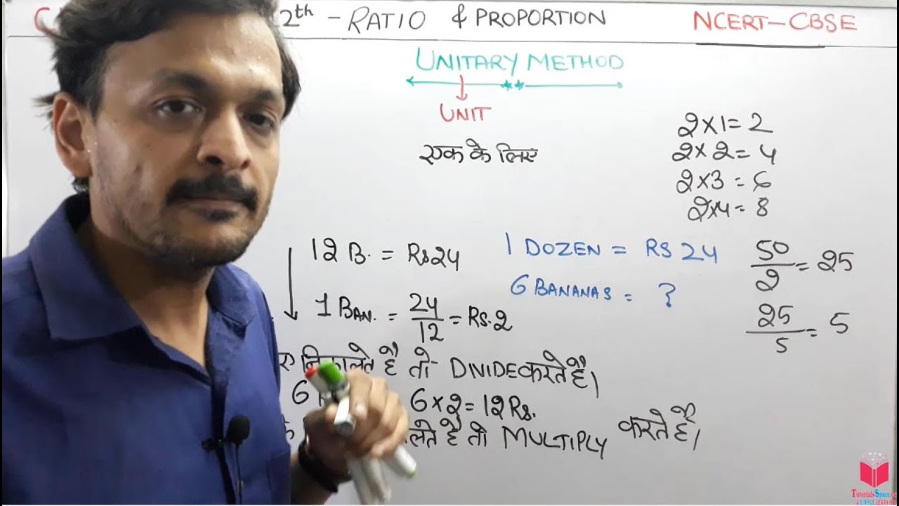 4) Class 6 Maths Chapter 12 Ratio And Proportion- What Is Unitary ...