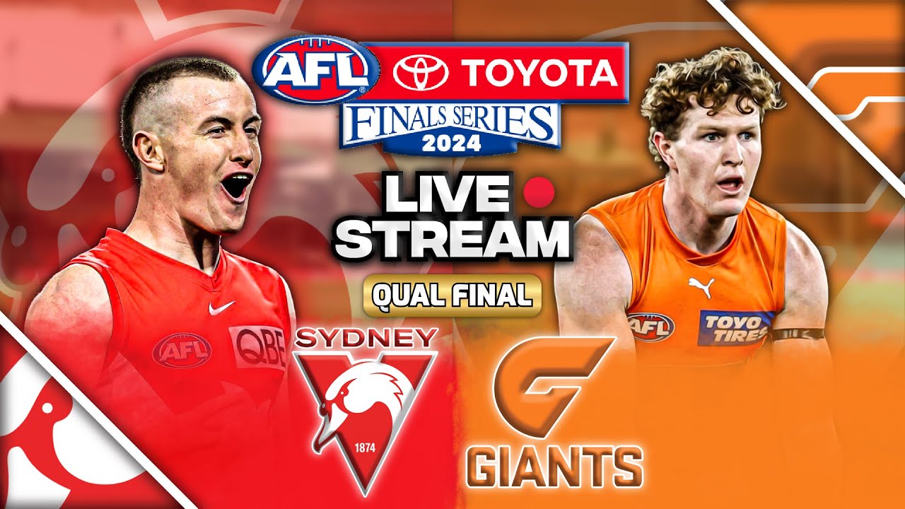 Sydney Swans vs GWS Giants | 2nd Qualifying Final AFL, 2024 Live Watch ...
