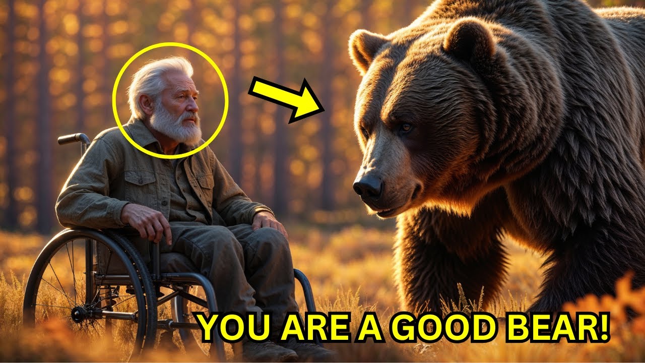 The Bear Approached an Elderly Man in a Wheelchair and What Happened ...