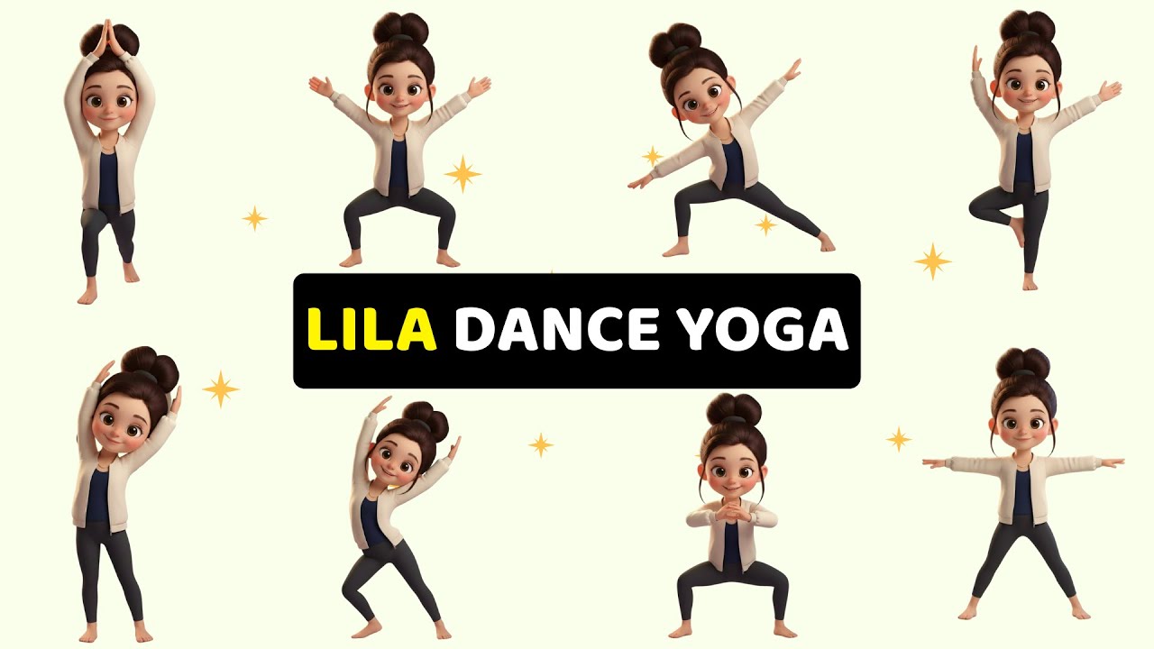 Lila Dance Yoga | Move, Freeze & Level Up! | Fun Dance Yoga for Kids ...