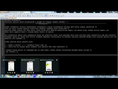 Facebook'da profili mesaja kapalı olan kişiye mesaj atma --(CWkuheylan)--.avi