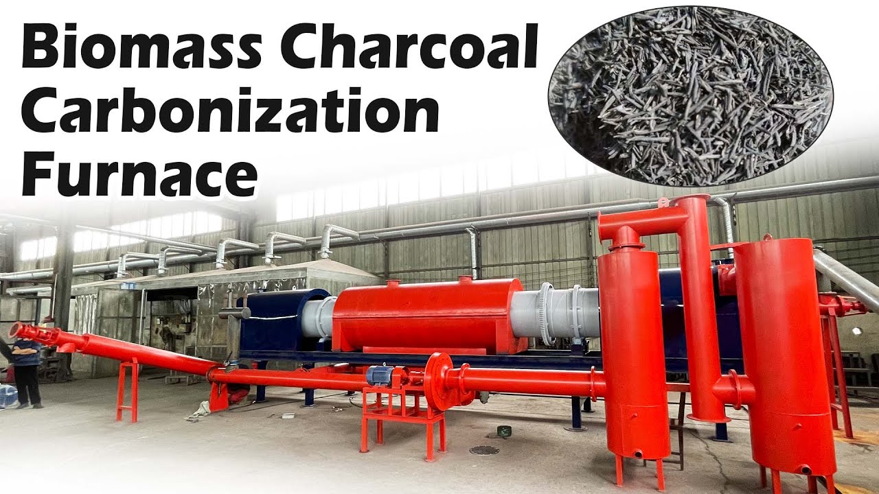 Continuous Biomass Fuel Carbonization Furnace - Efficient Charcoal ...