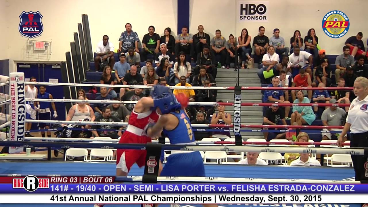 41st Nat. PAL Boxing Tournament | LISA PORTER vs. FELISHA ESTRADA ...