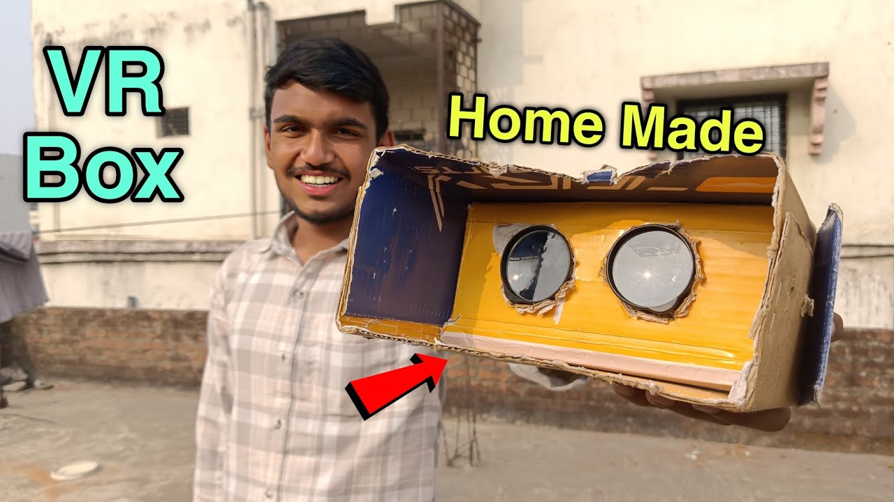 I make Cardboard VR Headset || How to make VR Headset At Home 🔥 - YouTube