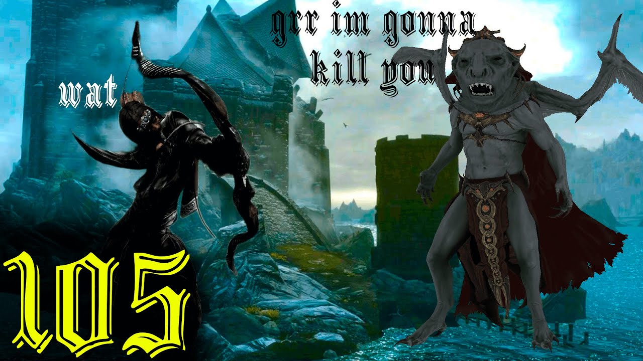 AZTEC DEATH GOD! (Dawnguard DLC) - A Skyrim Adventure #105 - YouTube