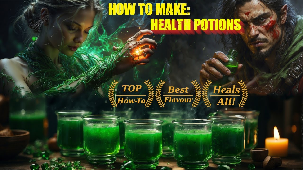 How to Craft a Health Potion | Animated Video 2023. DND and Baldur's ...