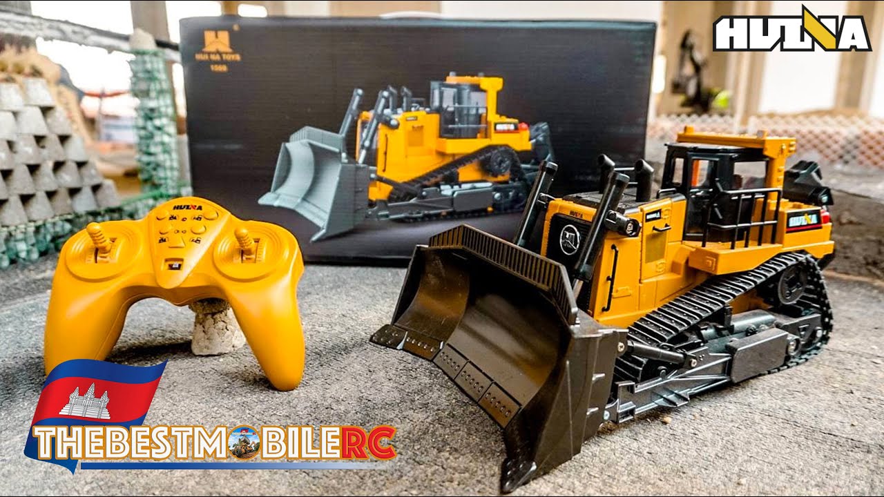 UNBOX HuiNa 1569 | 1:50 Die-Cast Alloy Heavy Bulldozer Engineering ...