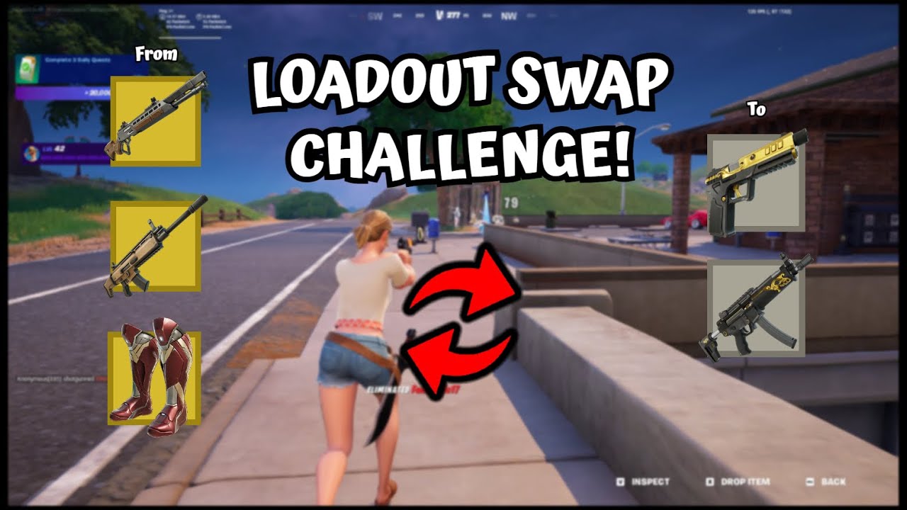 INSANE Fortnite Loadout Swap Challenge! - YouTube