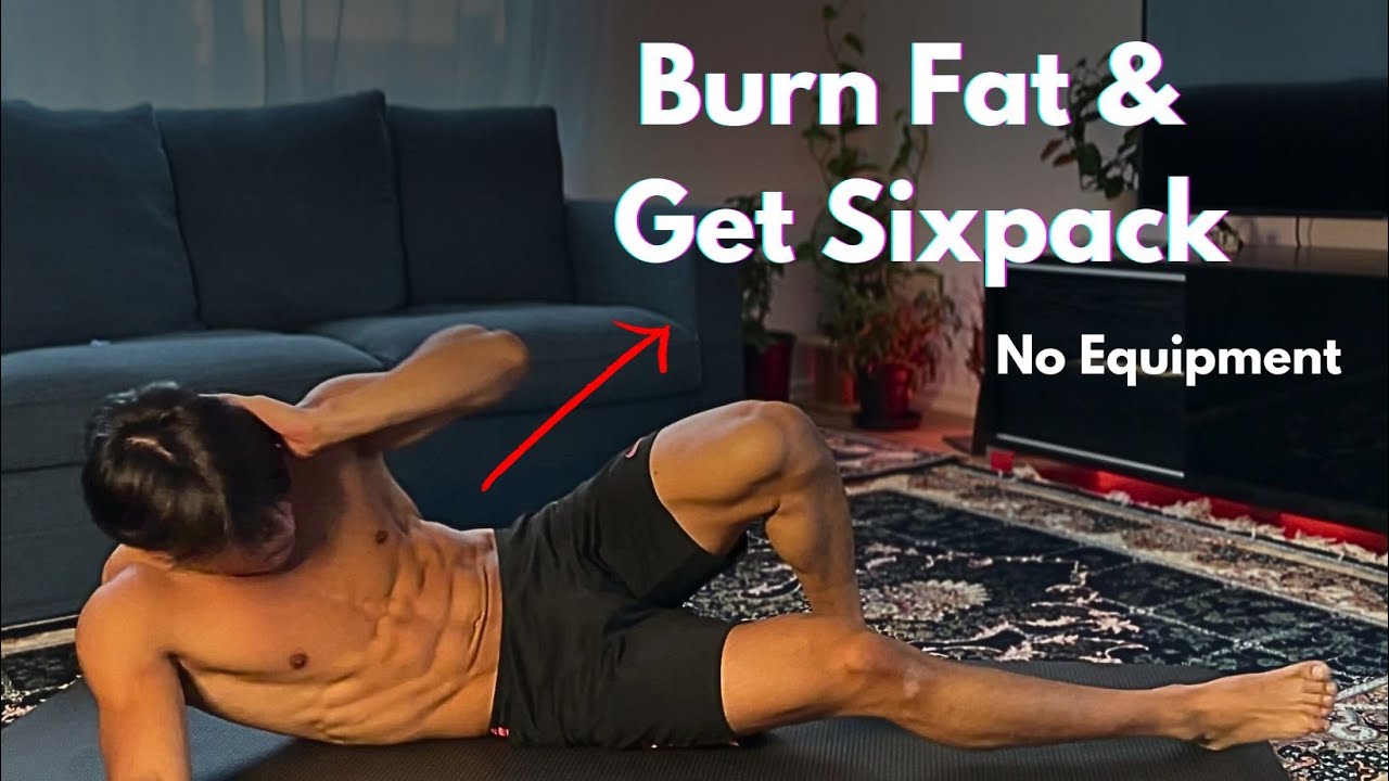 Beginner Fat Burning Ab Workout / No Equipment - YouTube