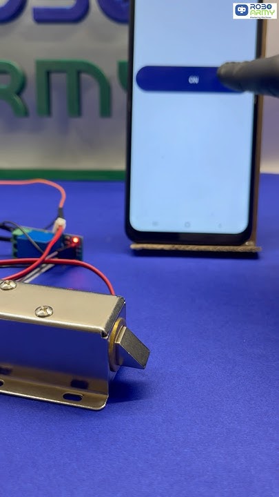 Lock/unlock doors remotely using your phone! #roboarmy #solenoidvalve #arduino #arduinoproject # ...