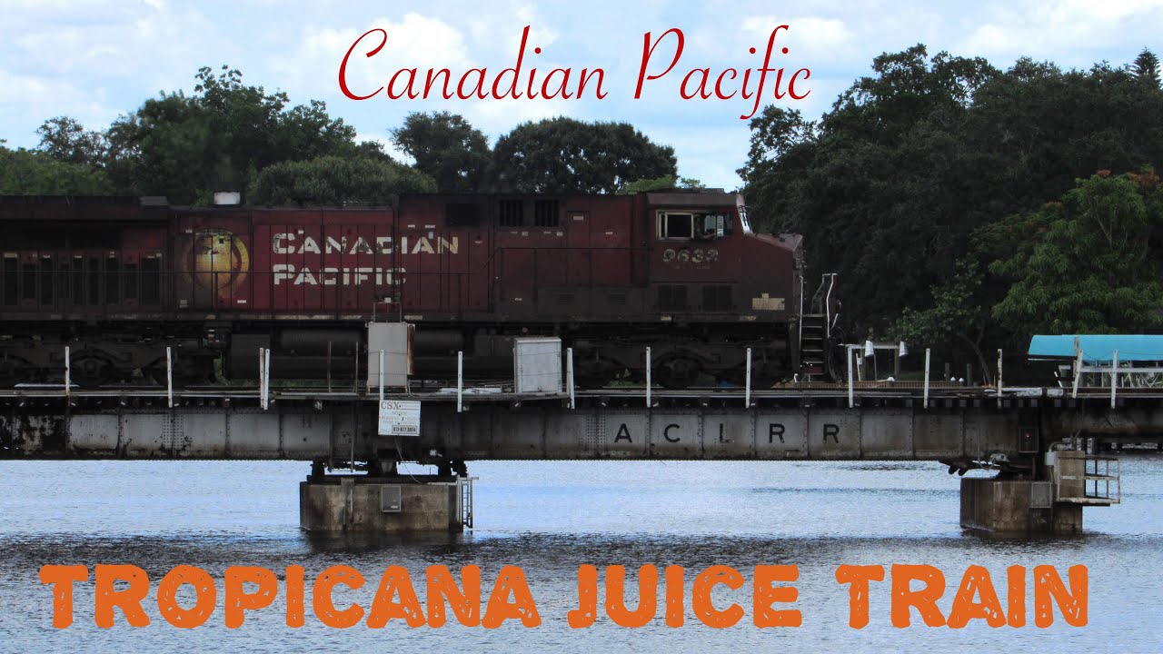 Canadian Power on The Tropicana Juice Train - YouTube