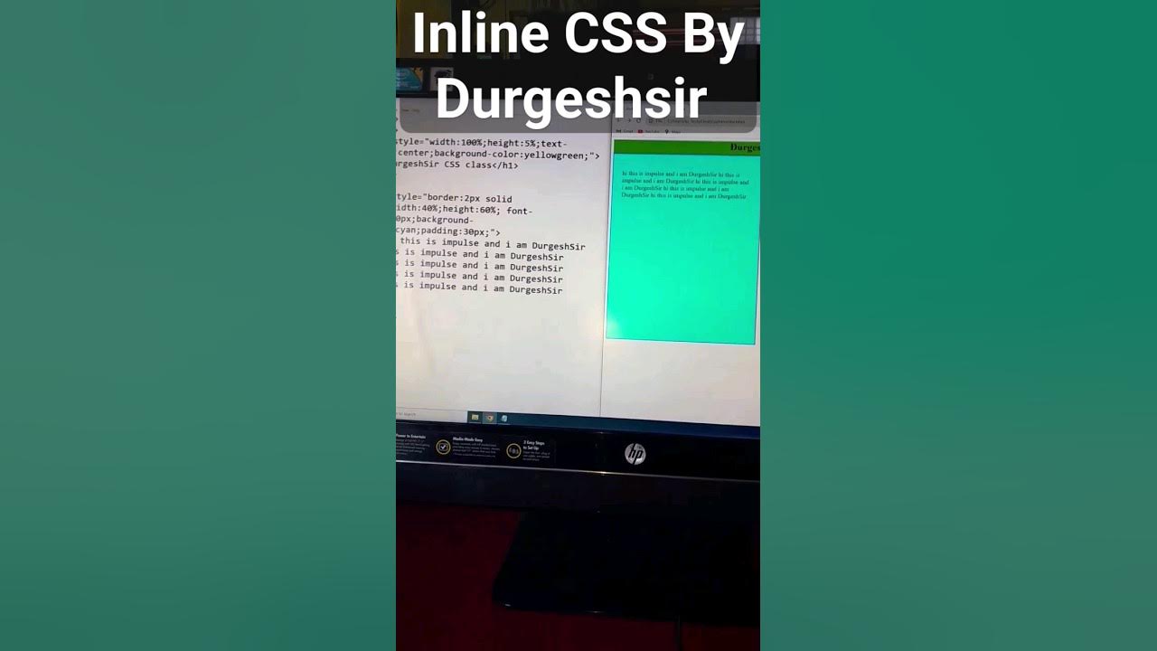 Inline Css Css Csscoding Csstutorials Csshtml Coding Shorts