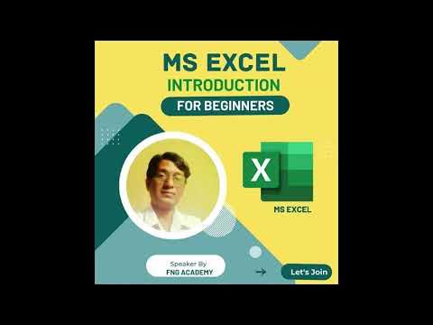 MS Excel for Beginners - MS Excel Introduction - Excel Terminology - YouTube