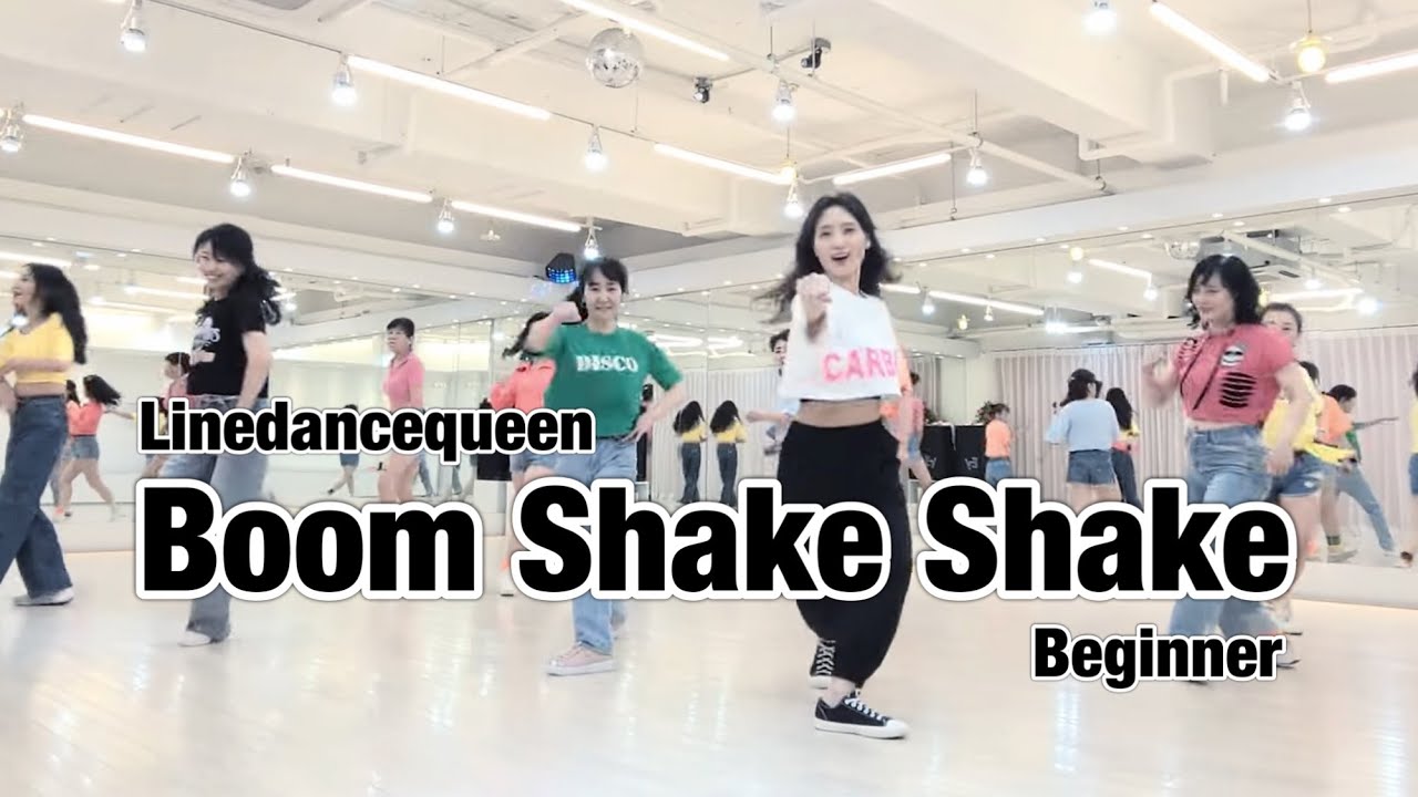 Boom Shake Shake Line Dance l Beginner l 붐 쉐이크 쉐이크 라인댄스 l ...
