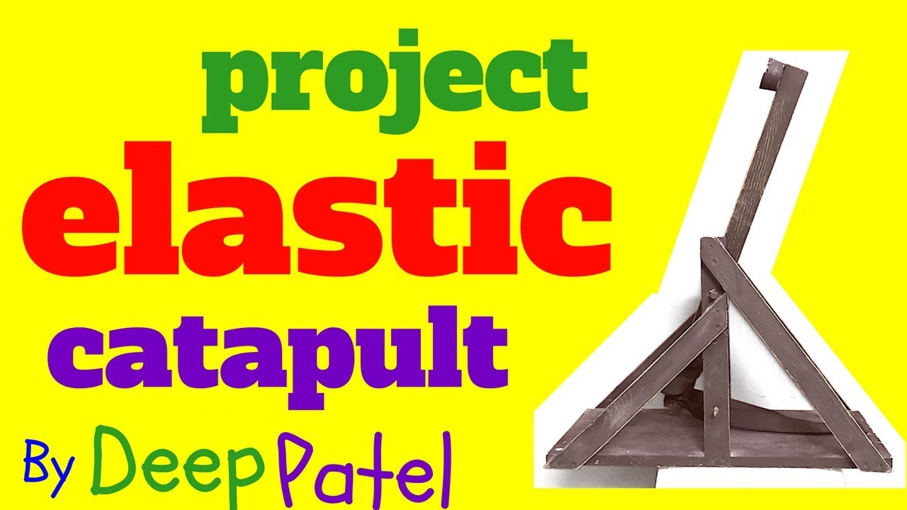 elastic catapult how to build powerful cheap catapult at home easy step ...