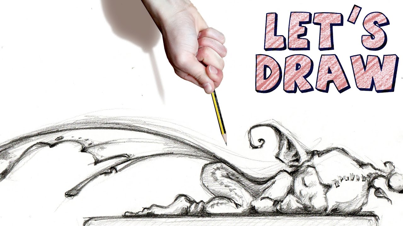 How to DRAW BETTER - JUST practice and THINK (Drawing Tutorial from ...