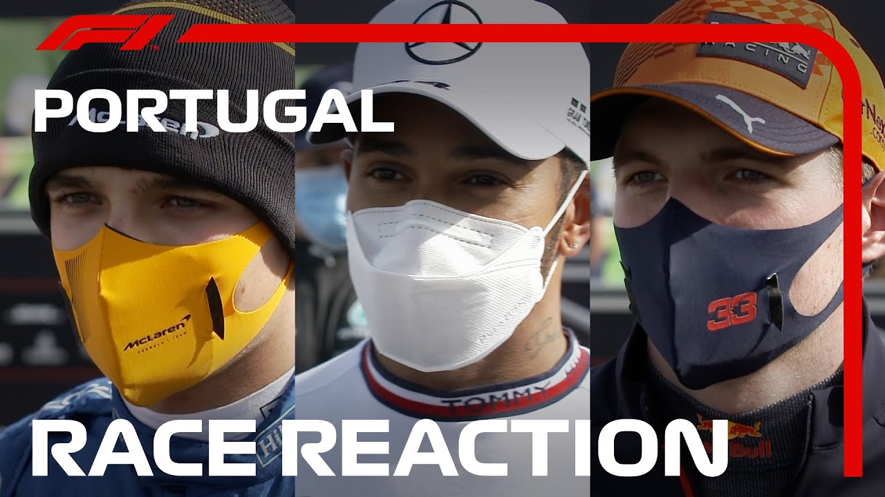Drivers' Post-Race Reaction | 2021 Portuguese Grand Prix - YouTube