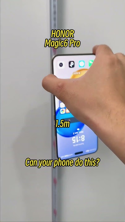 Drop-proof marvel: #HONORMagic6Pro stays intact after 150cm fall! #HONOR - YouTube