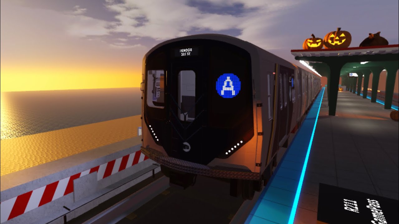 ROBLOX: Operating an R211A A Express Train from Far Rockaway to 207 St ...