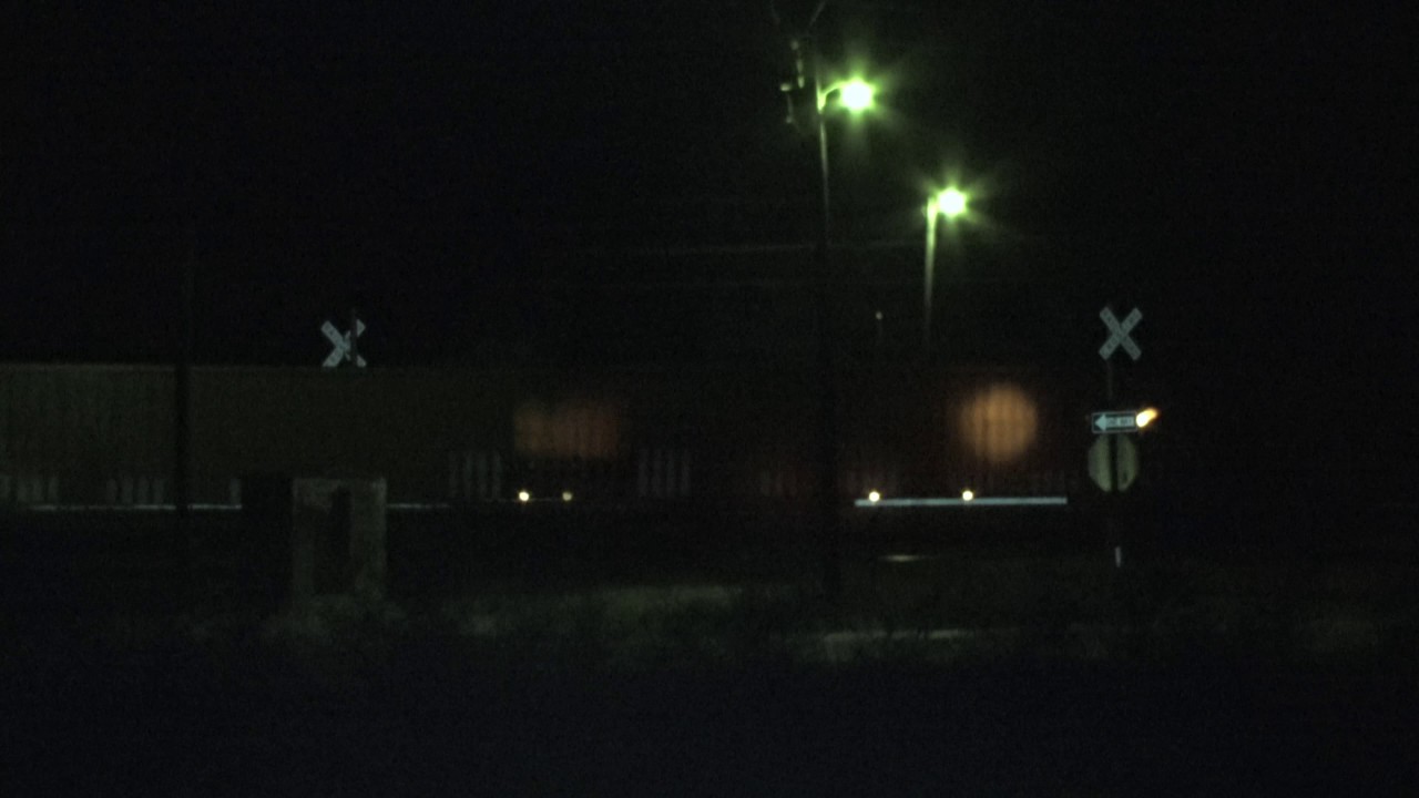 UP 5878 Northbound CCTX Coal Train from my House in 4K Nightshot - YouTube