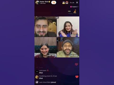 Haider Shah On Tiktok Live Today Vs Saleena and Maan Dogar Funny ...