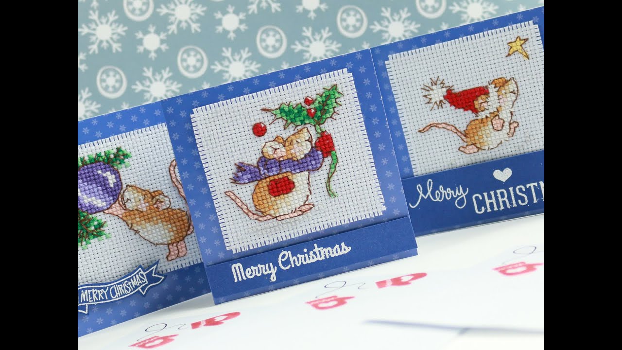 Christmas Mice - Card Tutorial - YouTube