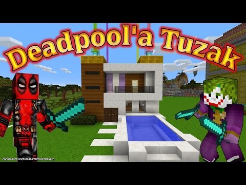 Deadpool Minecraftta Joker Örümcek Çocuğun Evini Tuzakla Doldurdu Çizgi Film Yeni Bölüm İzle