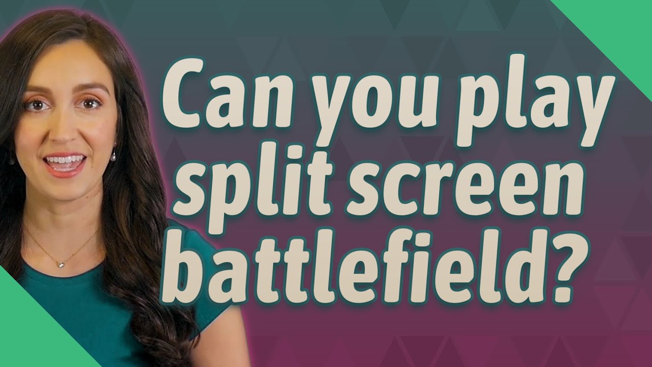Can you play split screen battlefield? - YouTube