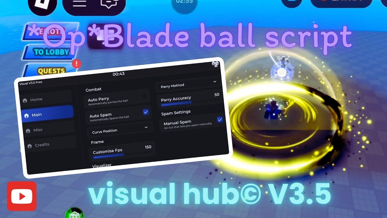 *Op* Top 10 blade ball script|Visual Hub V3.5 (Mobile/PC) - YouTube