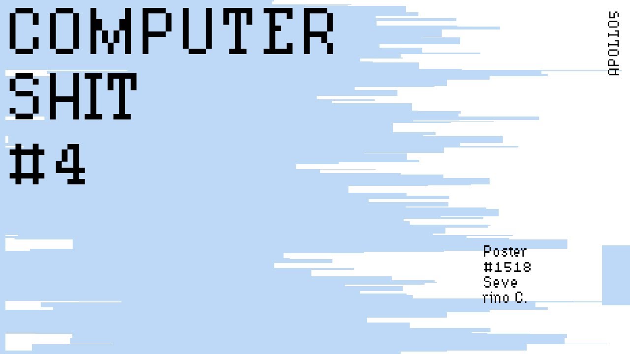 Poster Speed Art 1519 Computer Shit 4 - YouTube