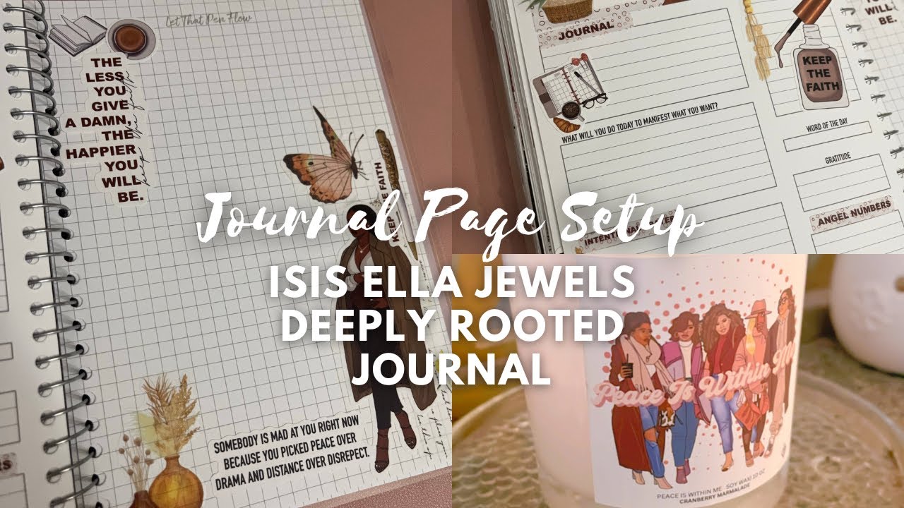 Journal Page Setup | Isis Ella Jewels Deeply Rooted Journal - YouTube