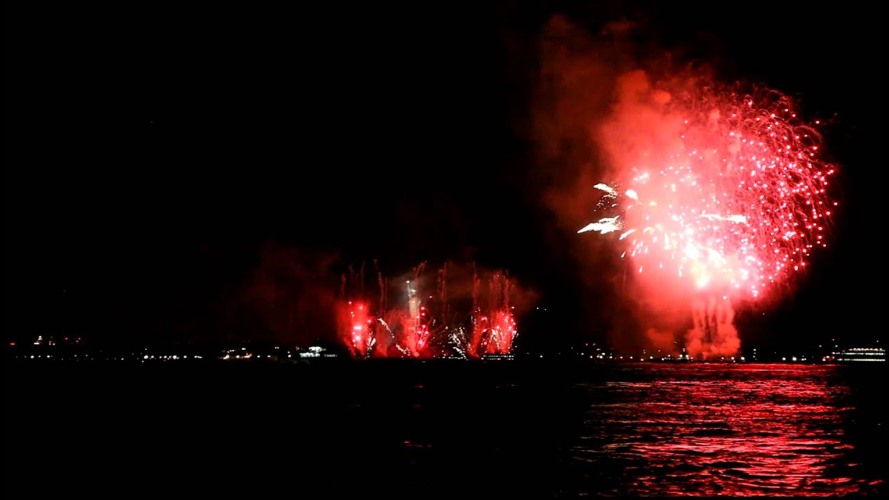 125th Anniversary of Statue of Liberty fireworks - YouTube