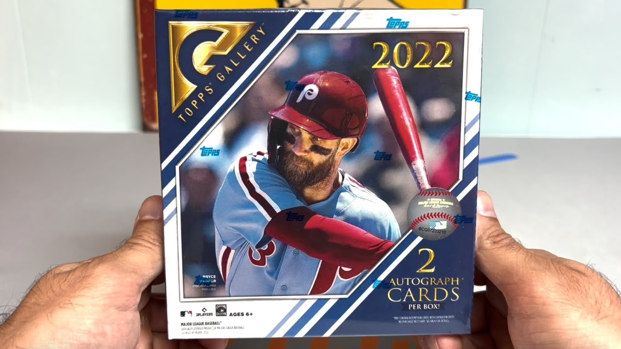 2022 Topps Gallery Monster Box - UNBELIEVABLE ROOKIE AUTO!!!!! - YouTube