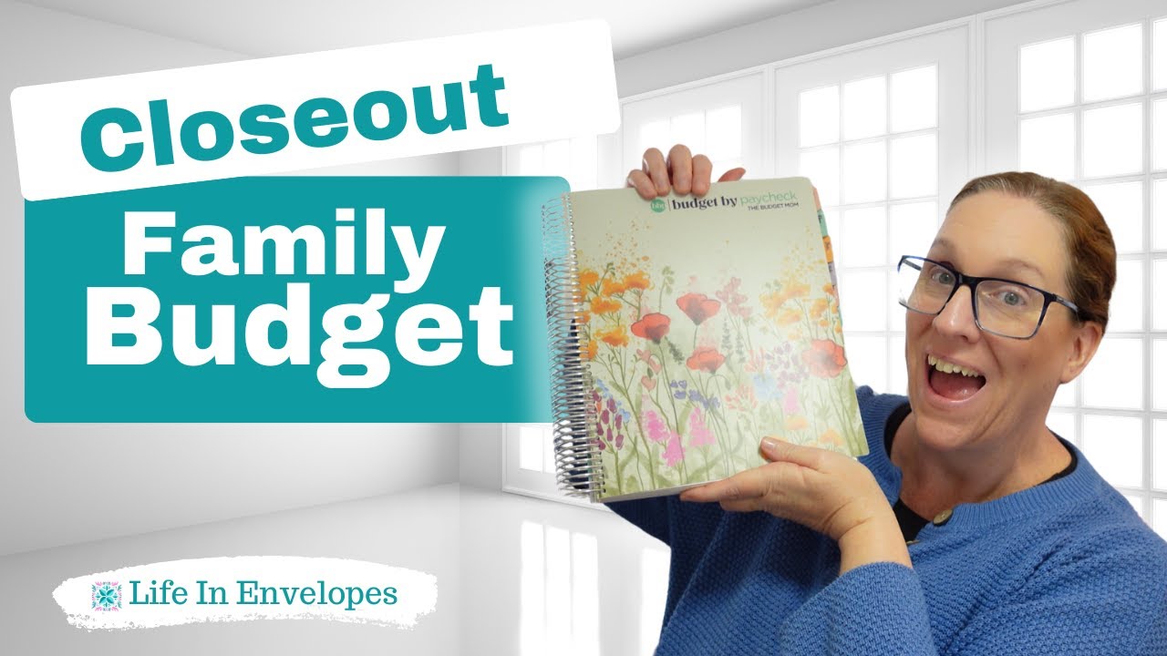 January Budget Closeout / The Budget Mom / Budget By Check Workbook # ...