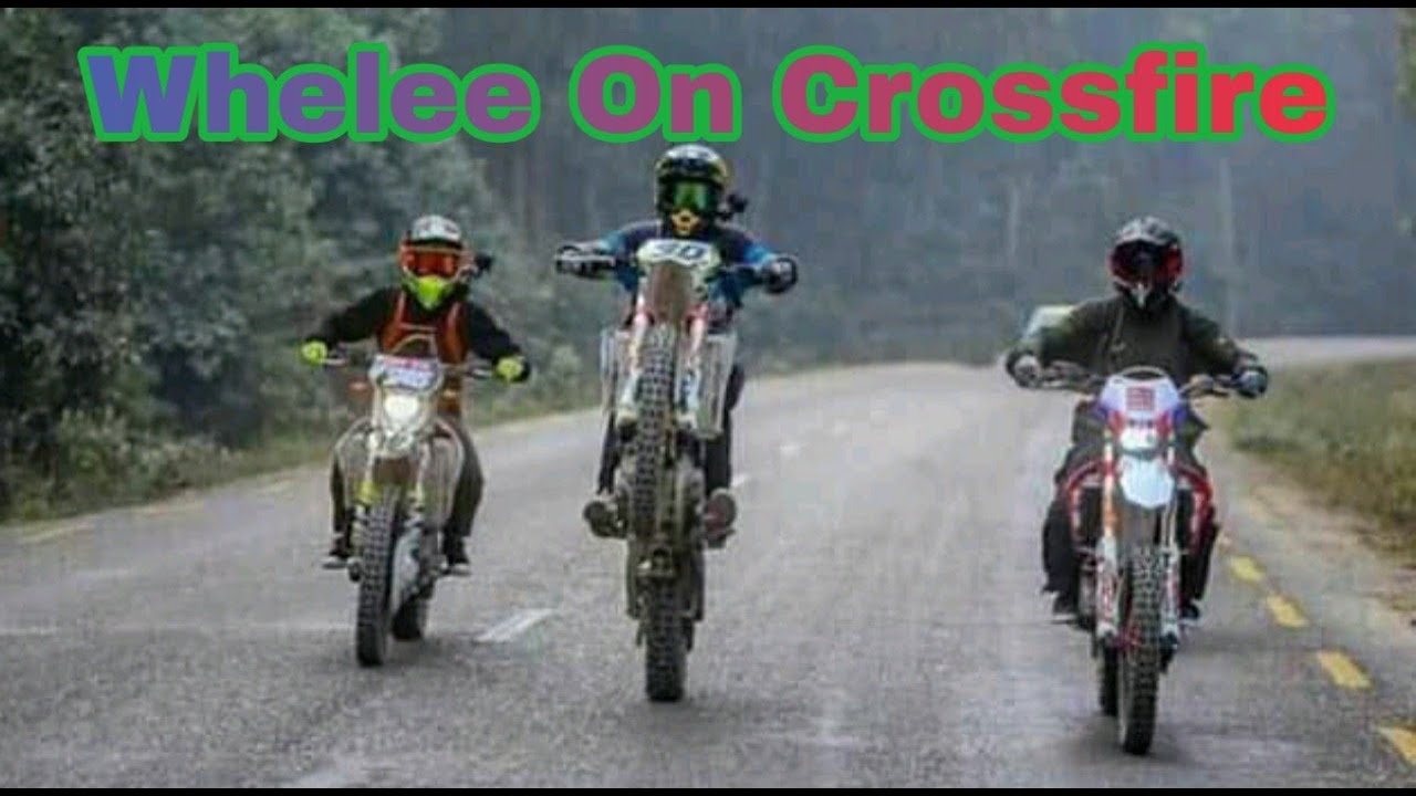 Wheelie on Crossfire XZ250rr /Crossfire RM250 Pokhara Nepal - YouTube
