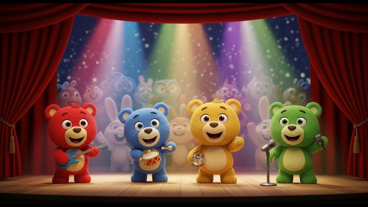 The Color Show at Teddy’s Theater 🧸🎭🌈 | Learn Colors for Kids | Fun ...