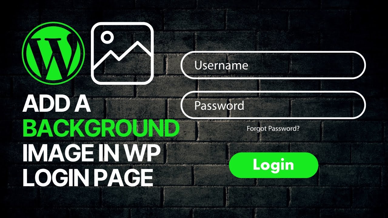 How to Add a Background Image in Your WordPress Login Page For Free? 🖼 ...