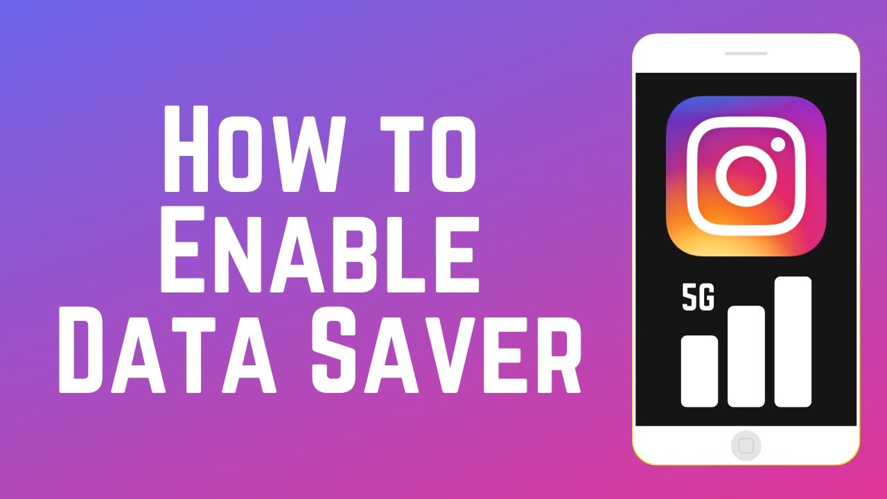 How to Enable Data Saver on Instagram - YouTube