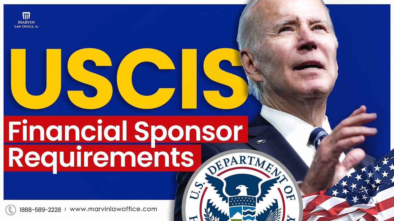 USCIS Financial Sponsor Requirements 2023 - YouTube