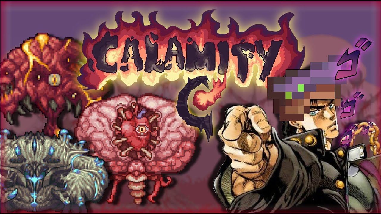 Terraria Calamity mod - Guía de clase Rogue #3 - La armadura Jojo vs 3 ...