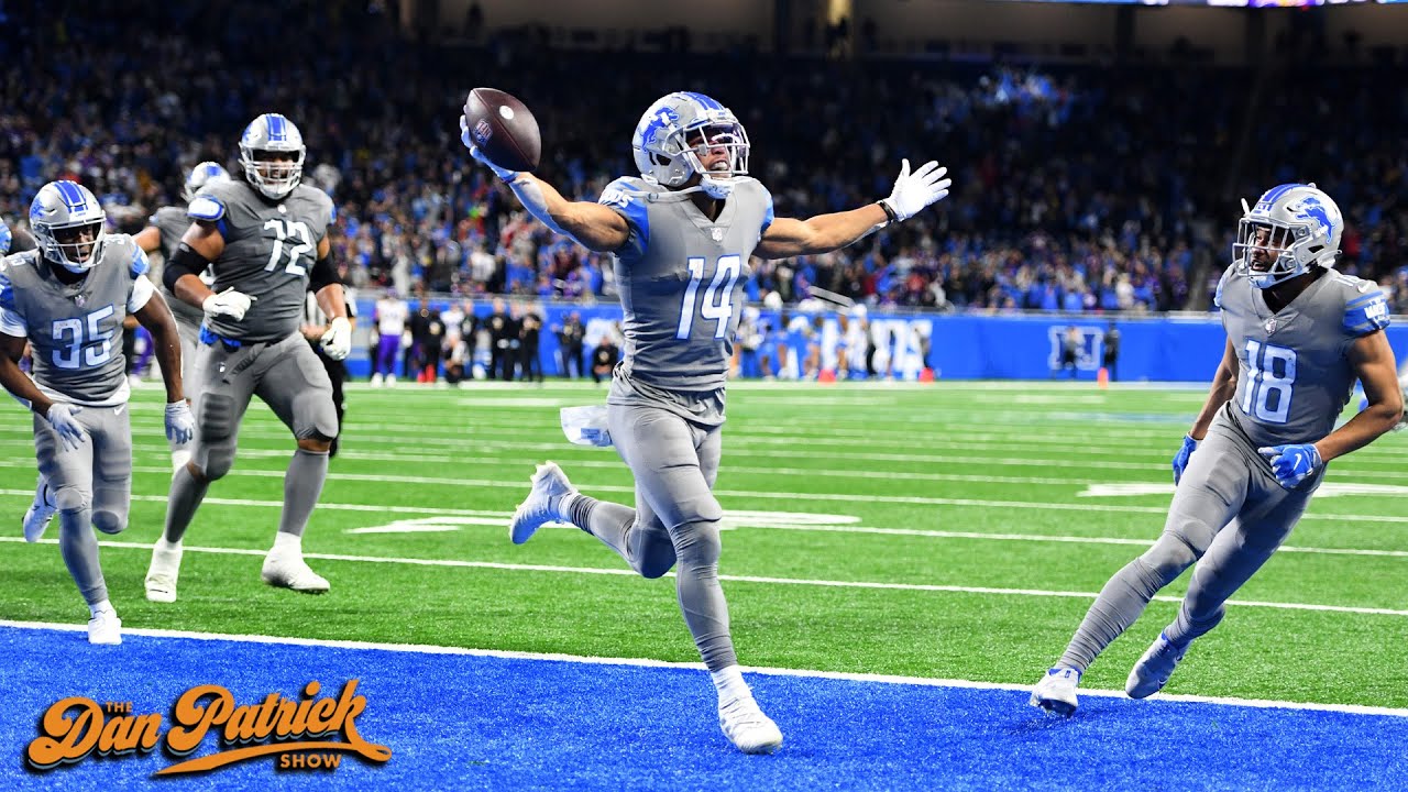Play of the Day: Jared Goff Throws TD Pass To Amon-Ra St. Brown For ...