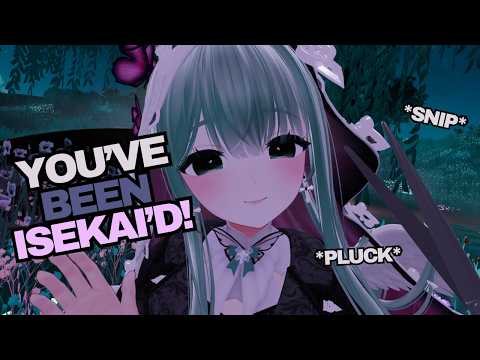 VRChat ASMR Goddess Snips & Plucks Your Stress Away ♡ (healing humming & personal attention)