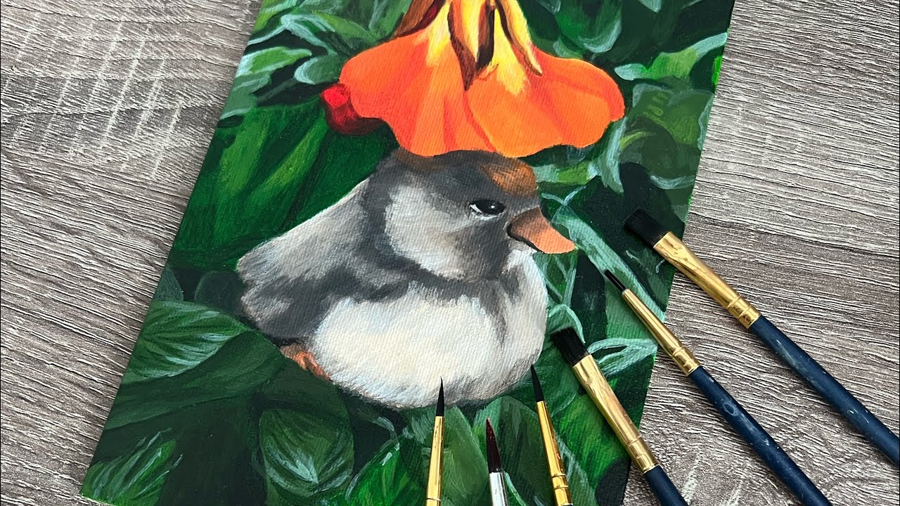 Painting a Realistic Duck - YouTube
