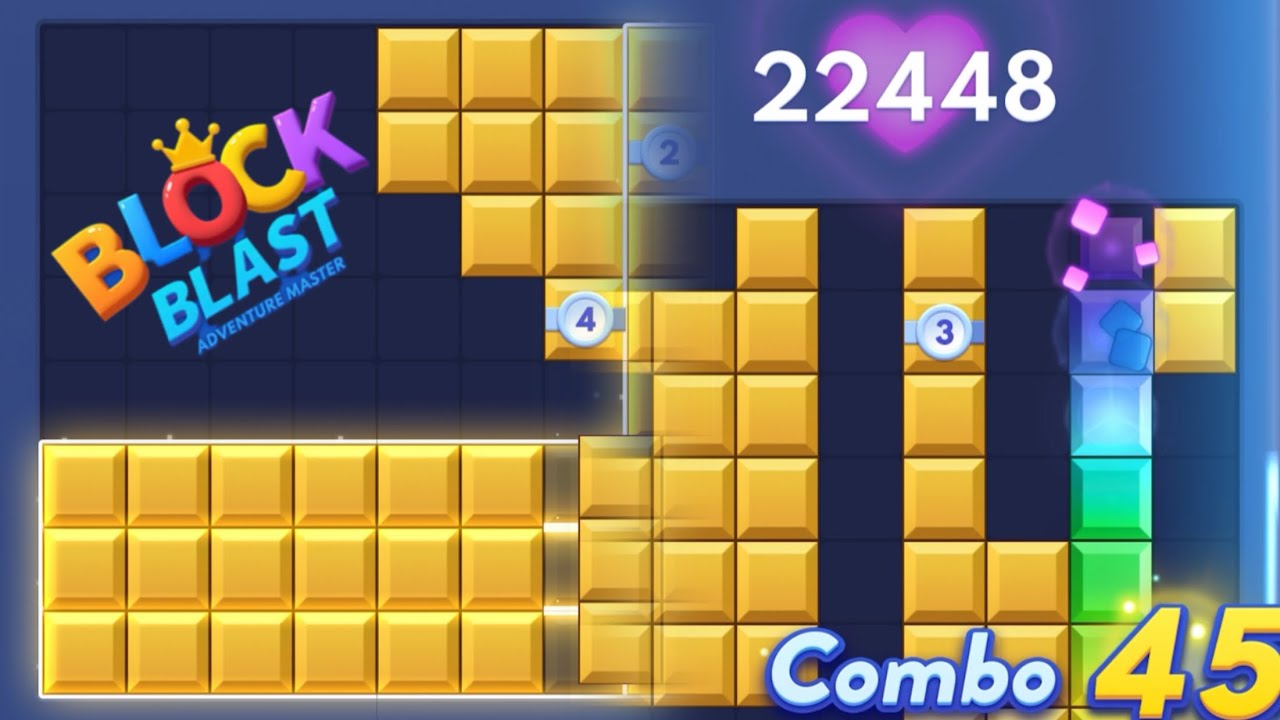 Block Blast ( yellow blocks ) - YouTube