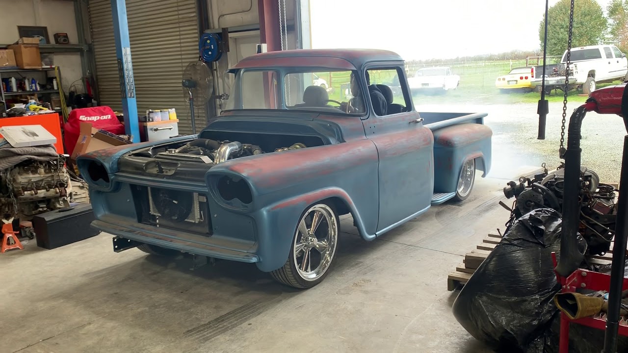 1959 GMC Apache duramax - YouTube