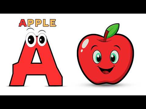 ABC Phonic Song - Toddler Learning Video Songs, A for Apple, Nursery Rhymes, Alphabet Song for kids