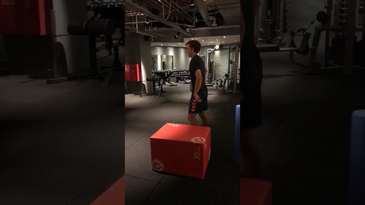 Rotational 90 Degree Box Jump, Countermovement - YouTube
