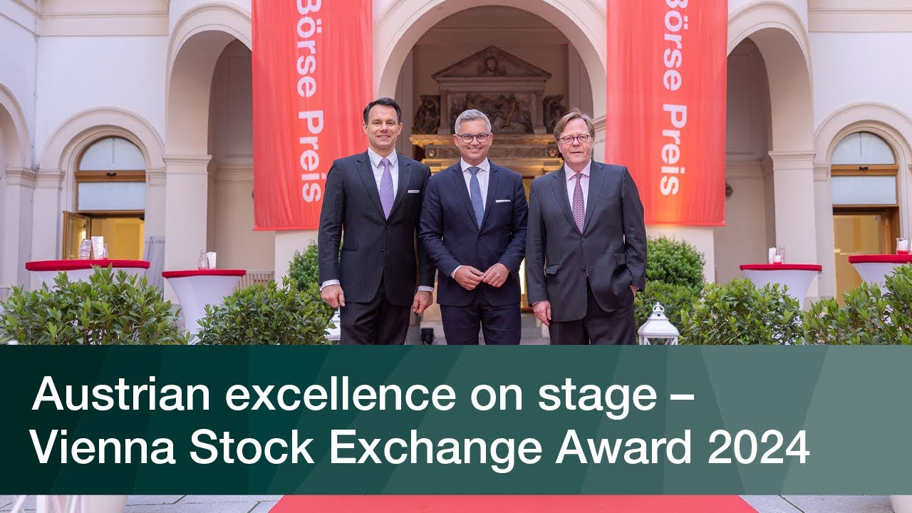 Austrian excellence on stage – Vienna Stock Exchange Award 2024 - YouTube